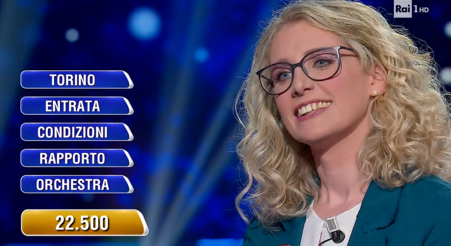 Laura da Sarmede protagonista all'Eredità su Rai Uno, arriva alla ...
